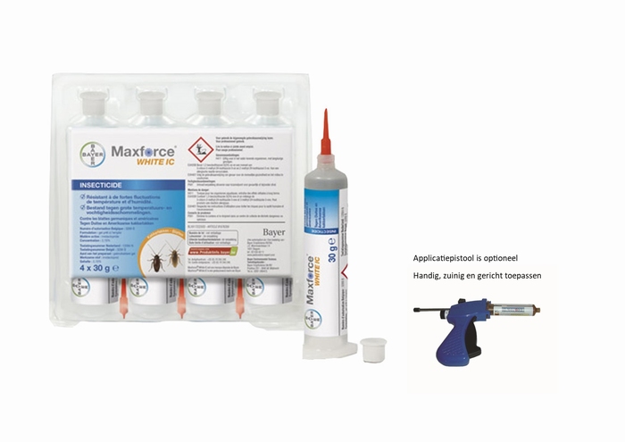 Maxforce White IC kakkerlakgel 4 x 30gr BE2019-0015